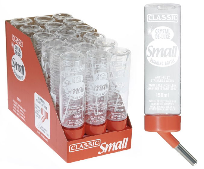 Classic Crystal Deluxe Drinking Bottle Sml 150ml – Vital Pet Group