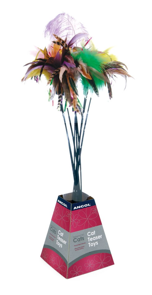 Acticat Fluffy Dangler Cat Wand Assorted – Vital Pet Group
