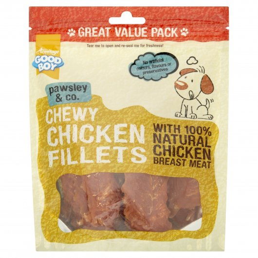 Good Boy Pawsley & Co Chewy Chicken Fillets 320g – Vital Pet Group