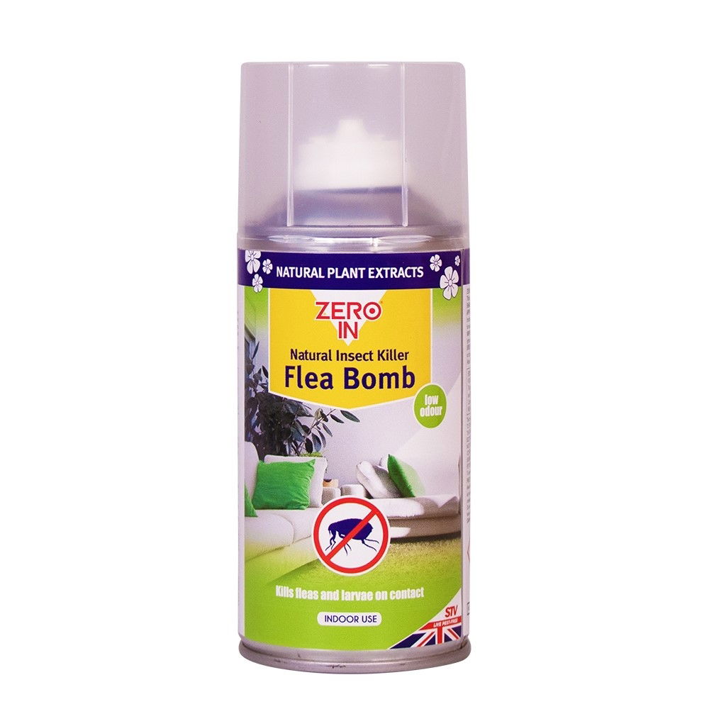 Zero In Natural Insect Killer Flea Bomb 150ml Aerosol – Vital Pet Group