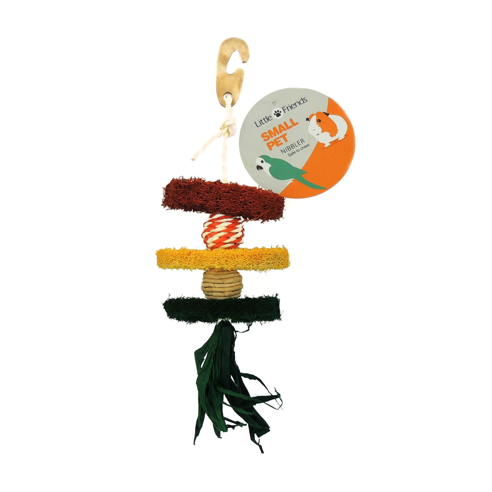 Classic Triple Loofah Nibbler Hanging Toy 300mm – Vital Pet Group