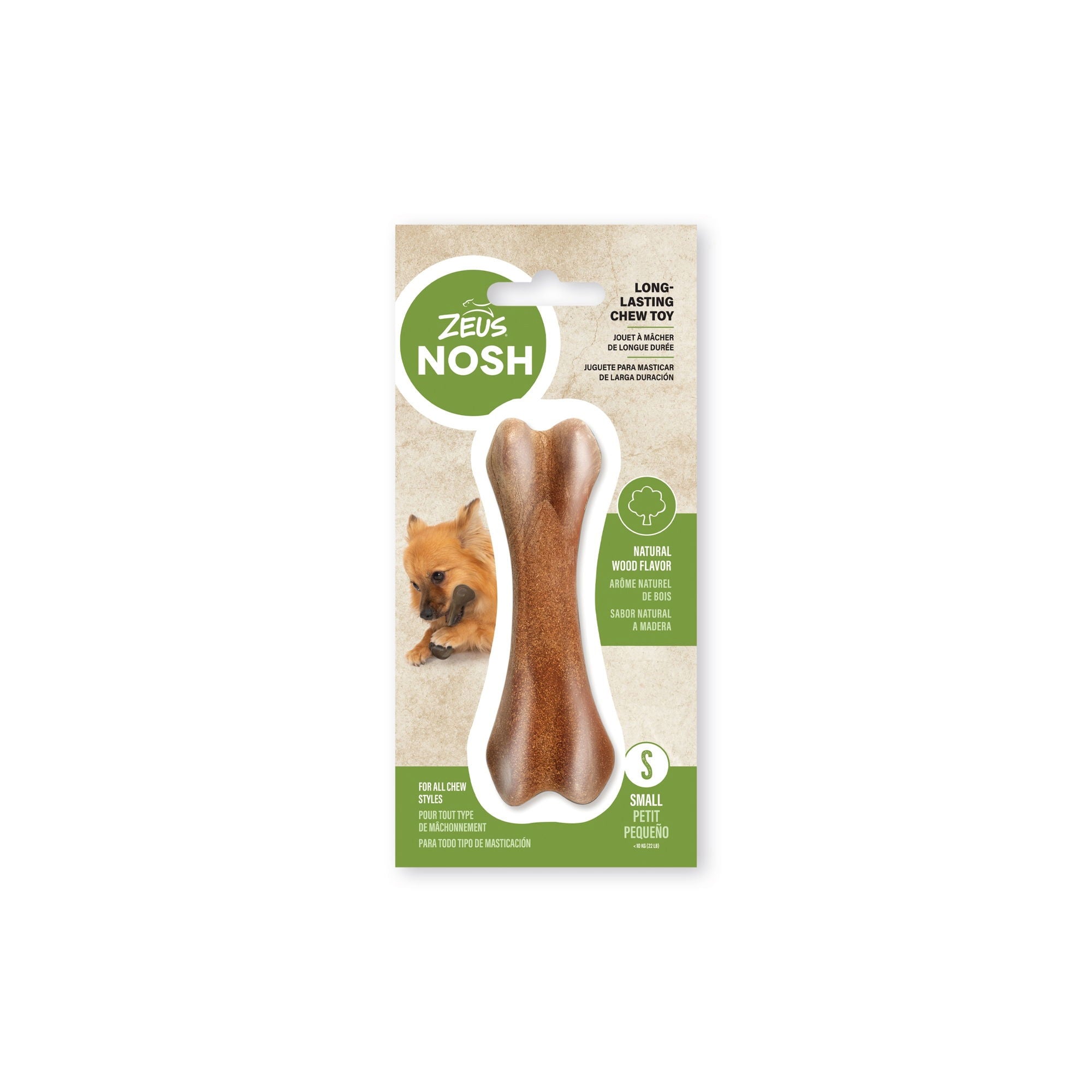 Zeus Nosh Nylon&Wood Chew Bone Small – Vital Pet Group